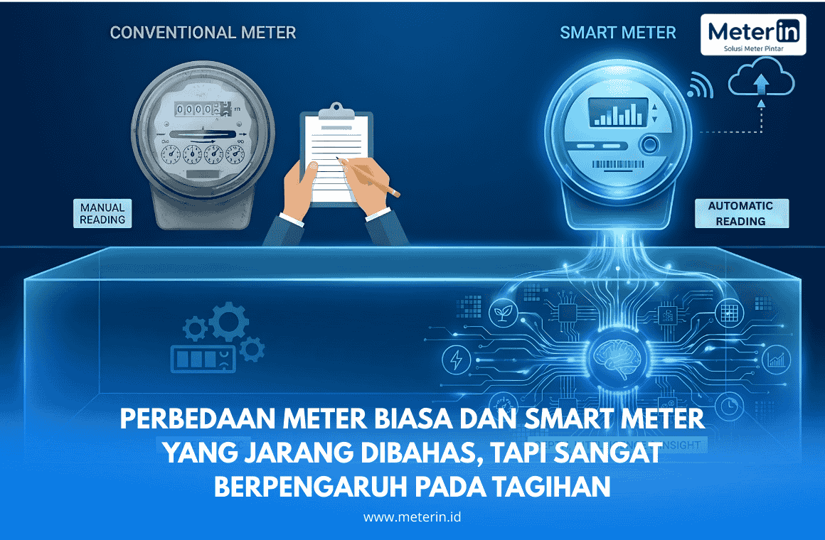 Perbedaan meter biasa dan smart meter