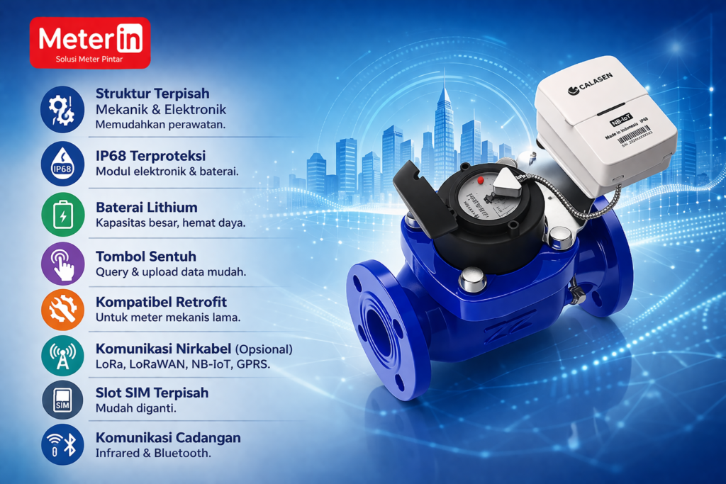 Bulk Smart Postpaid Water Meter WP-SDC